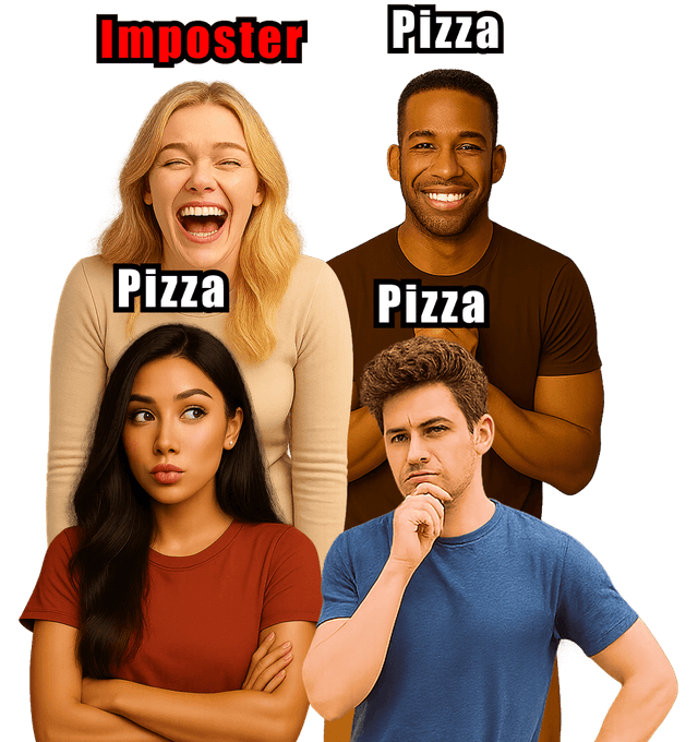 Imposter WHO? - Word Guessing Game for Friends and Families