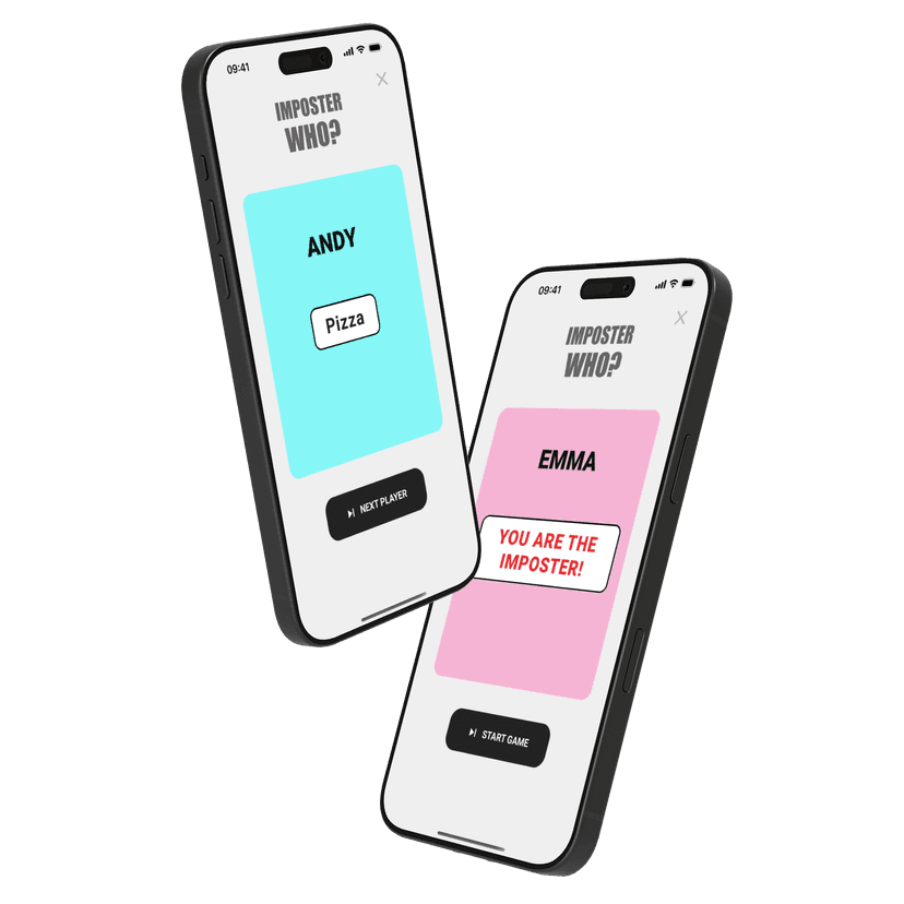 Imposter WHO? - Word Guessing Game for Friends and Families